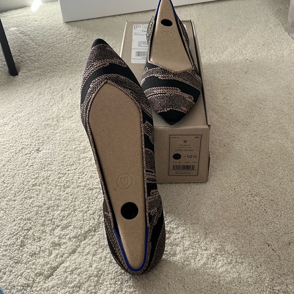 Rothy's | Shoes | Nib Rothys The Point In Golden Shimmer 5 | Poshmark